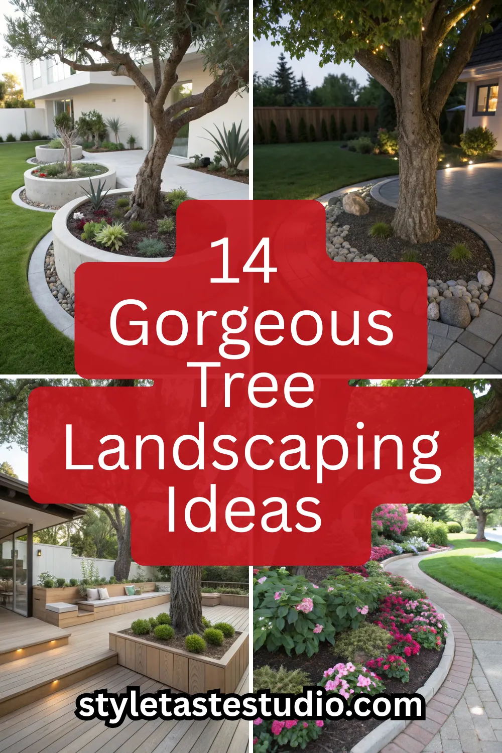 14 Gorgeous Tree Landscaping Ideas You’ll Want in Your Yard