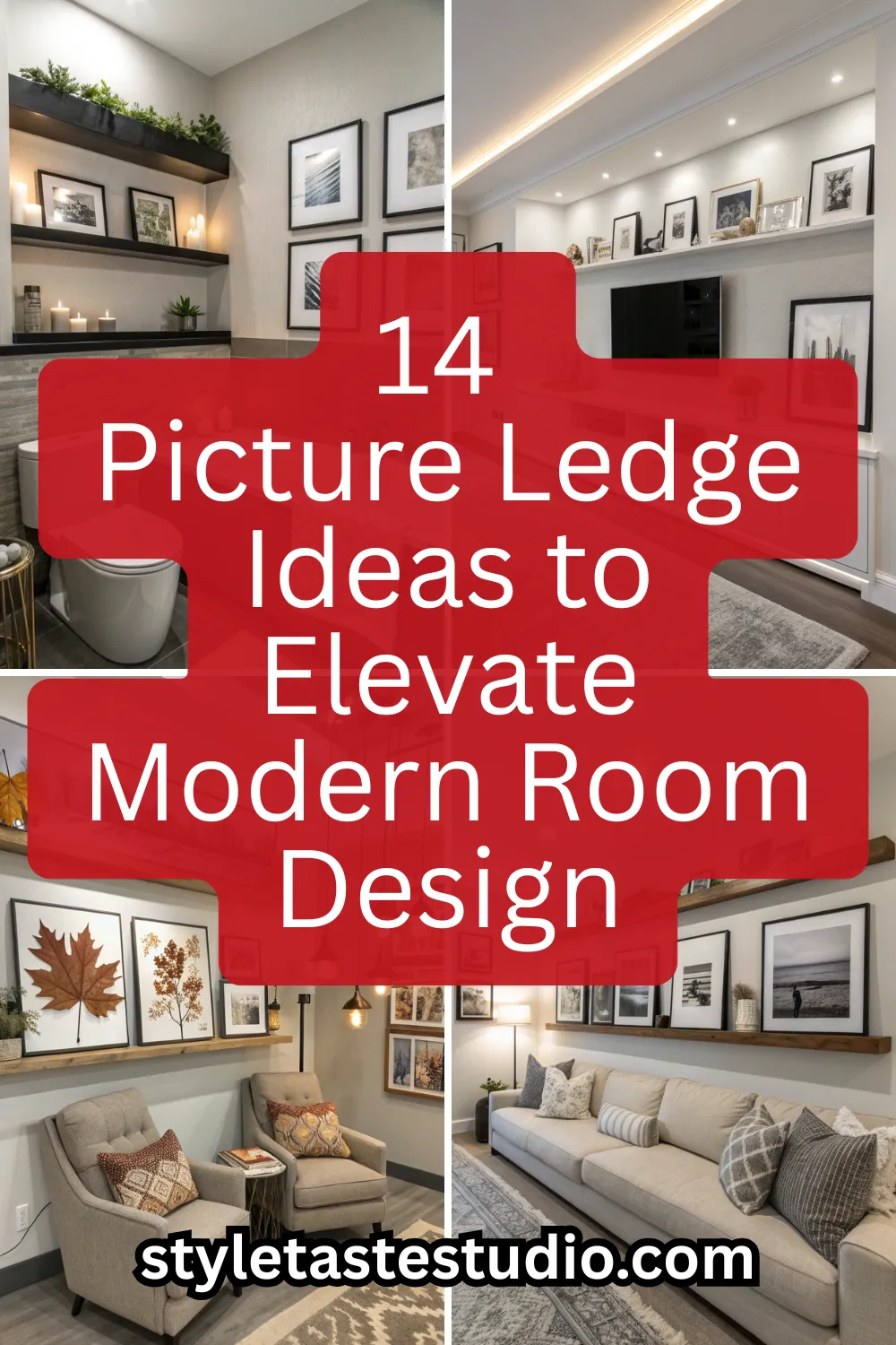 14 Picture Ledge Ideas to Elevate Modern Room Design