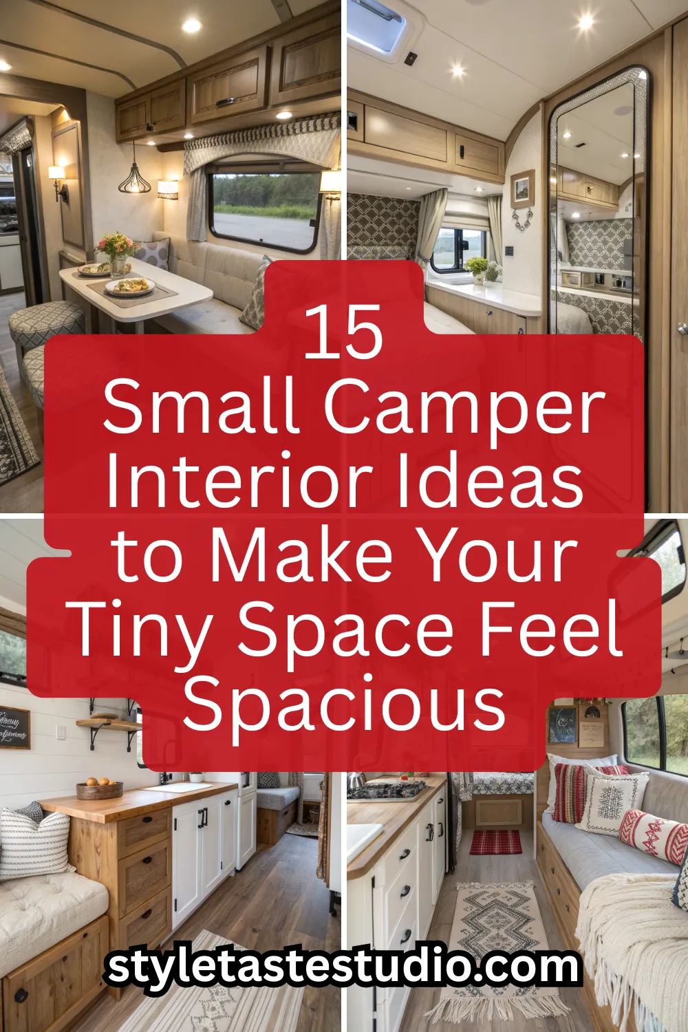 15 Small Camper Interior Ideas to Make Your Tiny Space Feel Spacious ...